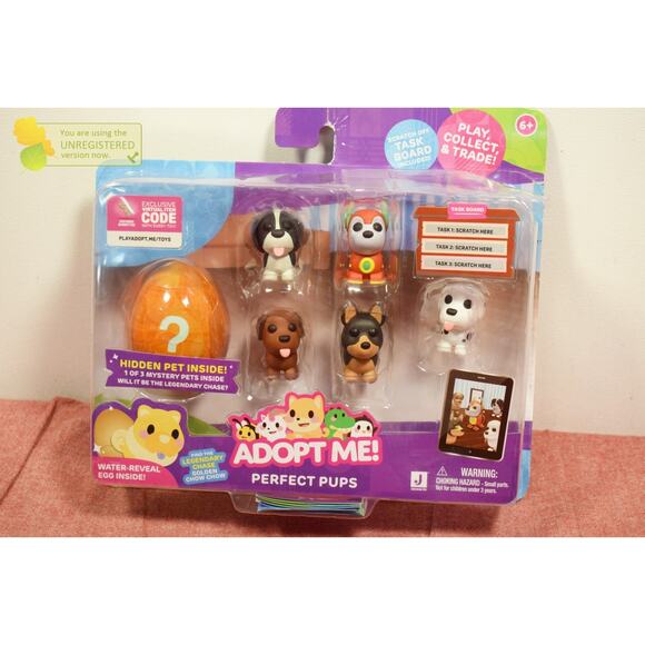Unbranded | Toys | Adopt Me Perfect Pups Mini Figure Set With Surprise ...